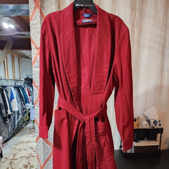 Pendleton | Other | Vintage Mens Pendleton Lightweight Burgundy Belted ...